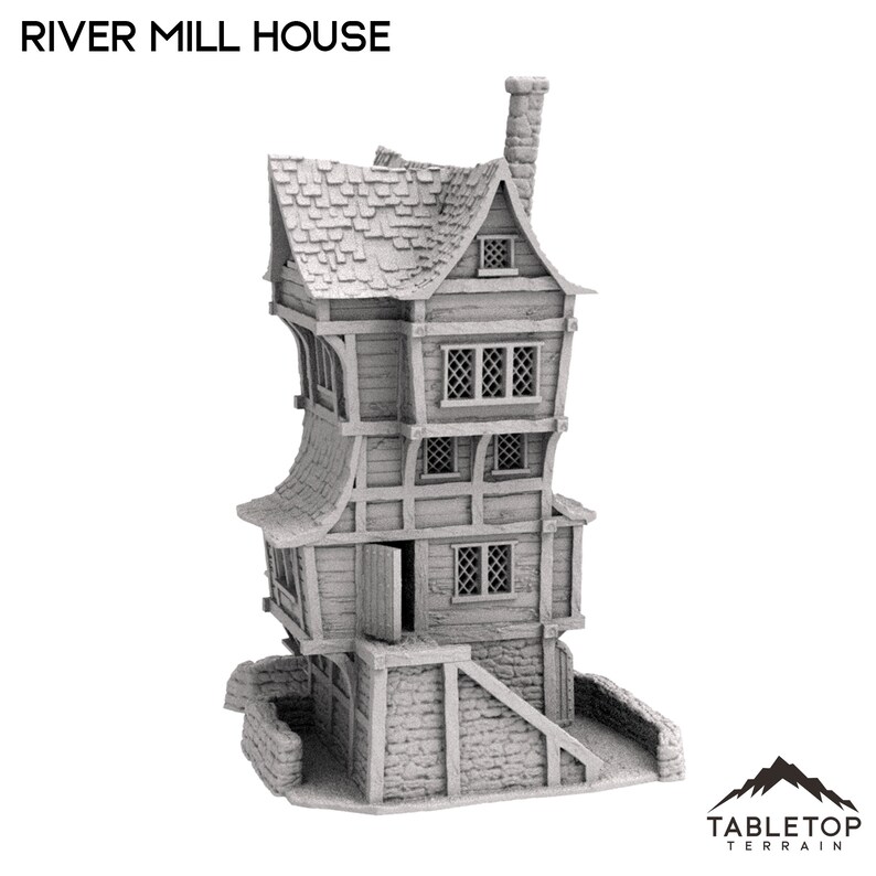 River Mill House - DND Aos Pathfinder Conquest Miniatureland Tabletop ...
