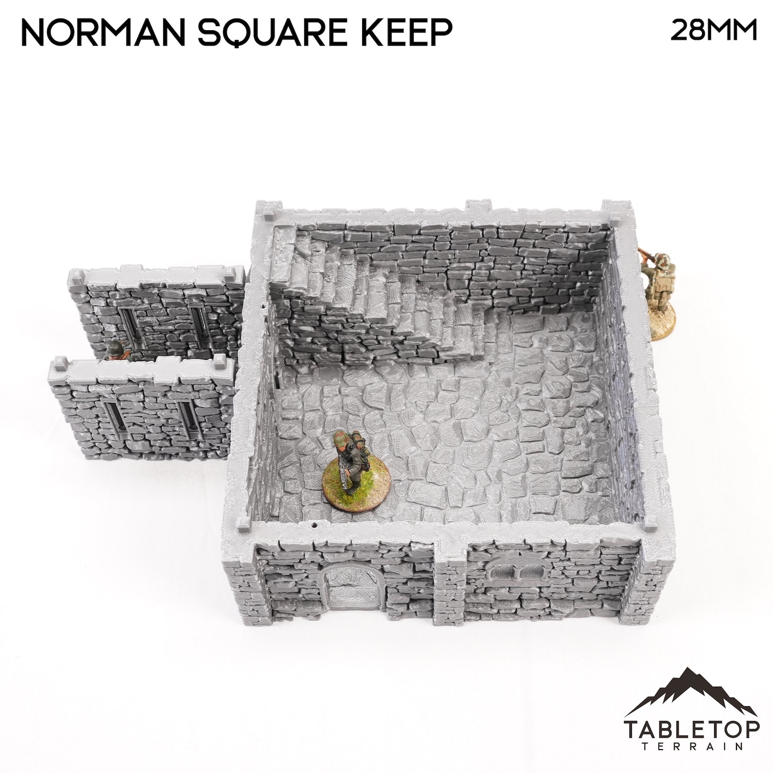 Norman Square Keep - Country & King - Fantasy Historical Building ...