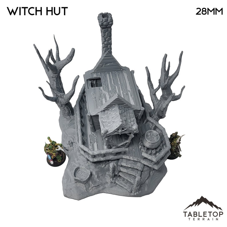 Witch Hut - DND Aos Pathfinder Conquest Miniatureland Tabletop Terrain ...