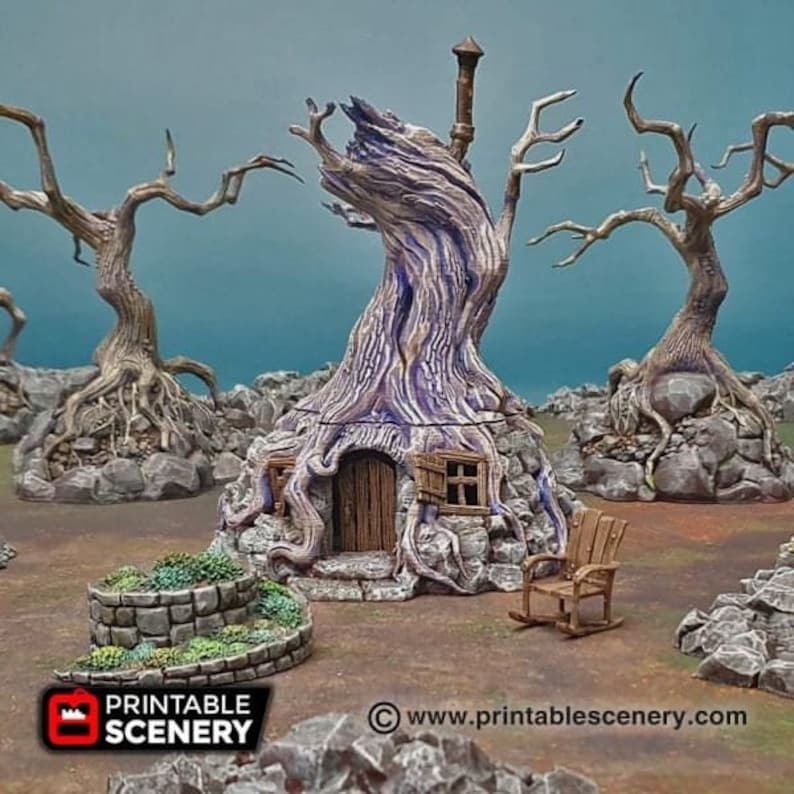 Witch's Hovel - Fantasy Building - Shadowfey Fantasy Terrain DND Aos ...