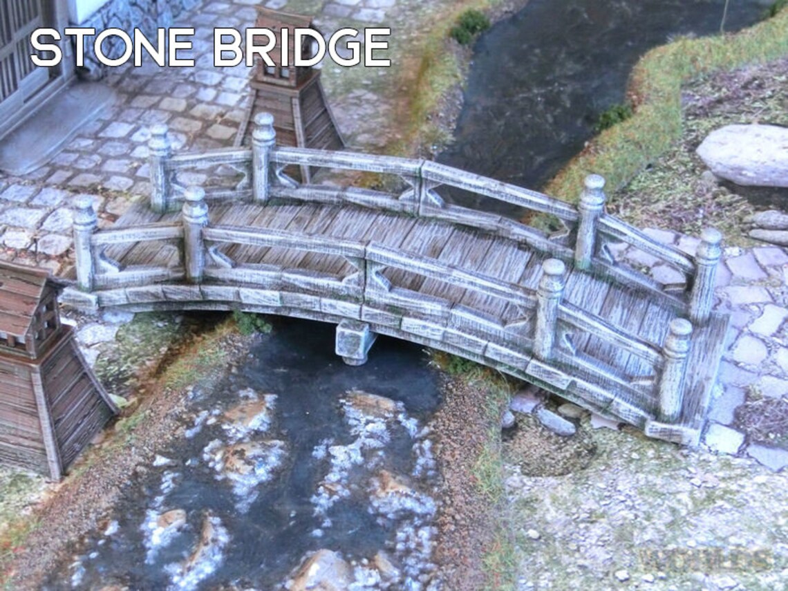 Samurai Bridges Test of Honor Japan Miniatures Terrain - Etsy