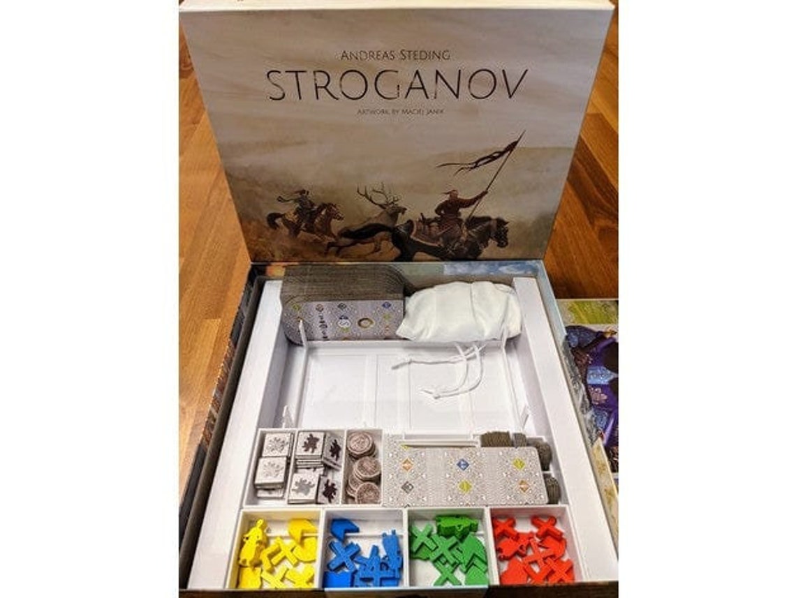 Stroganov Board Game Insert / Organizer - Etsy