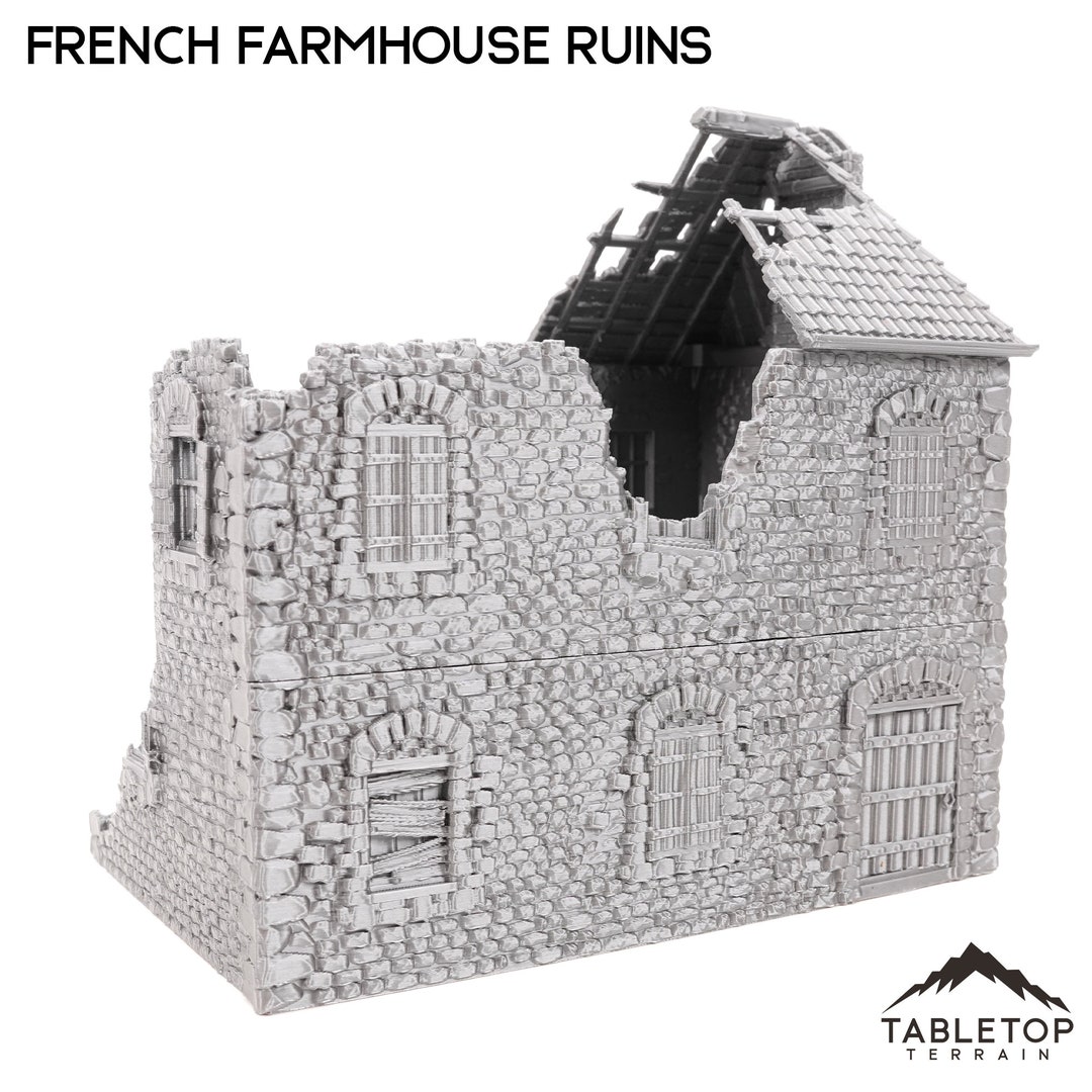 French Farmhouse Ruins - WWII Building - Etsy