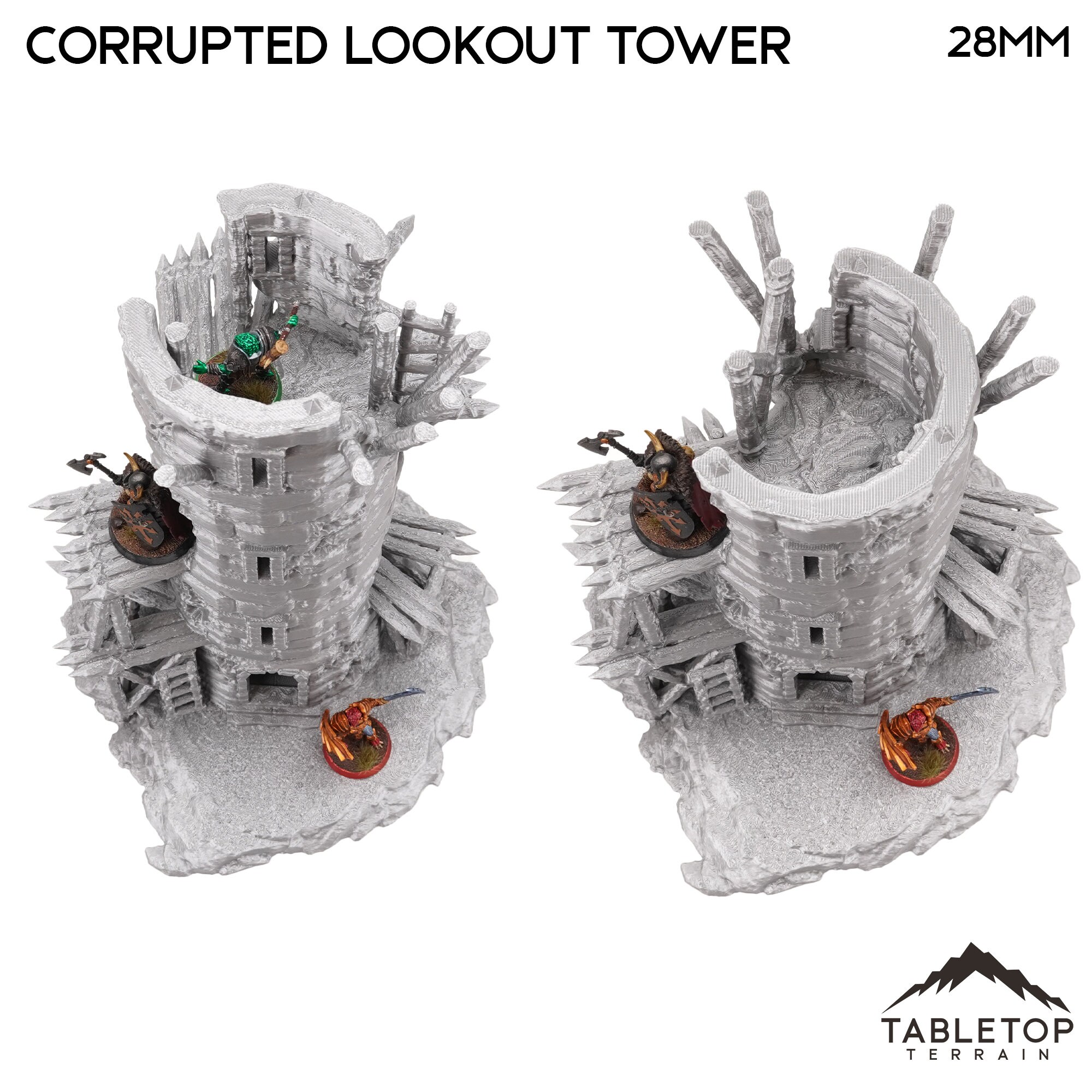 Corrupted Lookout Tower - DND Aos Pathfinder Conquest Miniatureland ...