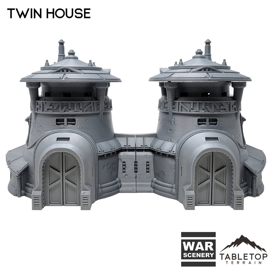 Massa'dun Twin House Star Wars Legion Shatterpoint Terrain Outer Rim ...