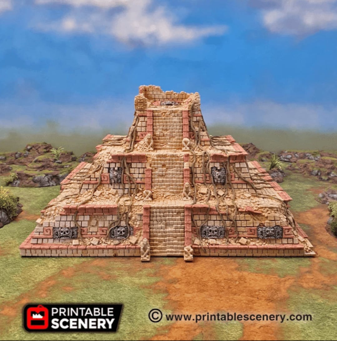 Pyramid of New Eden - Fantasy Terrain - New Eden Jungle Terrain DND Aos ...