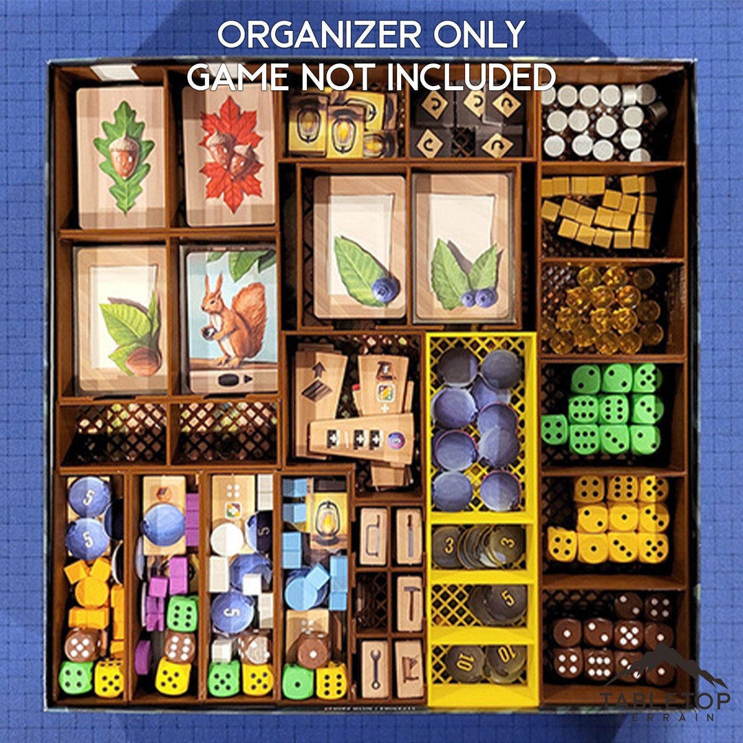 Woodcraft Board Game Insert / Organizer - Etsy