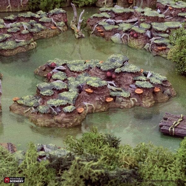 Swamp Grotto Floor - the Gloaming Swamp - Fantasy Terrain DND Aos ...