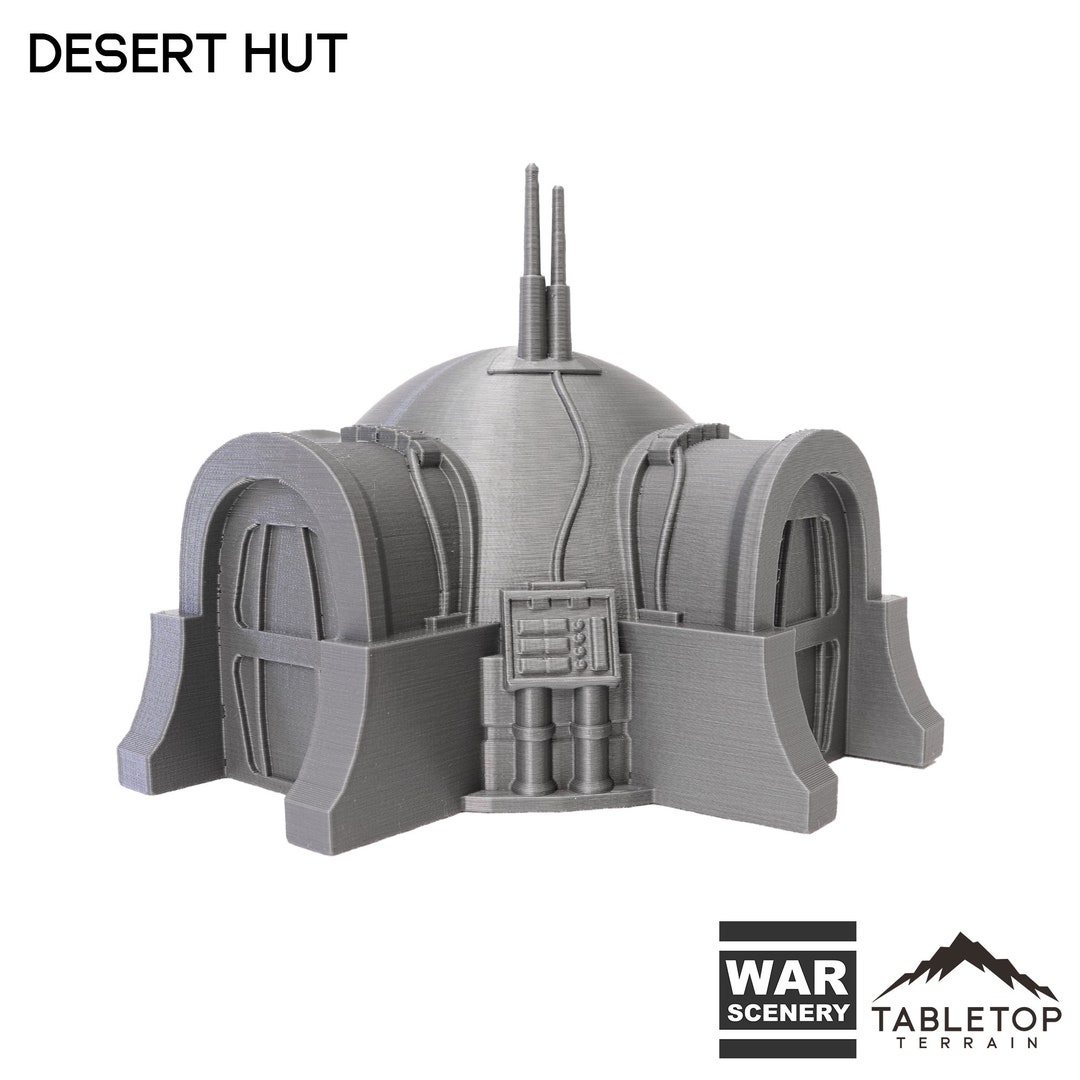 Desert Hut - Star Wars Legion Terrain War Scenery Yar'kassy Tabletop ...