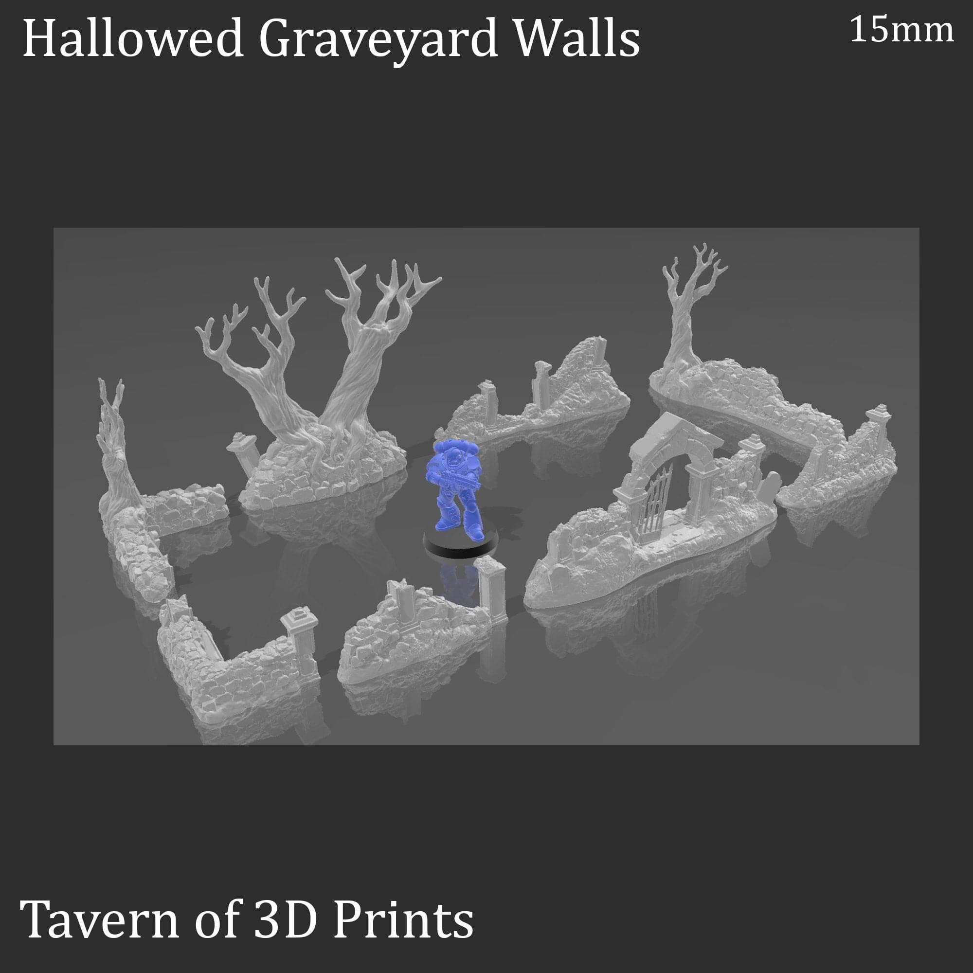 Hallowed Graveyard Walls - Fantasy Terrain - Shadowfey Fantasy Terrain ...