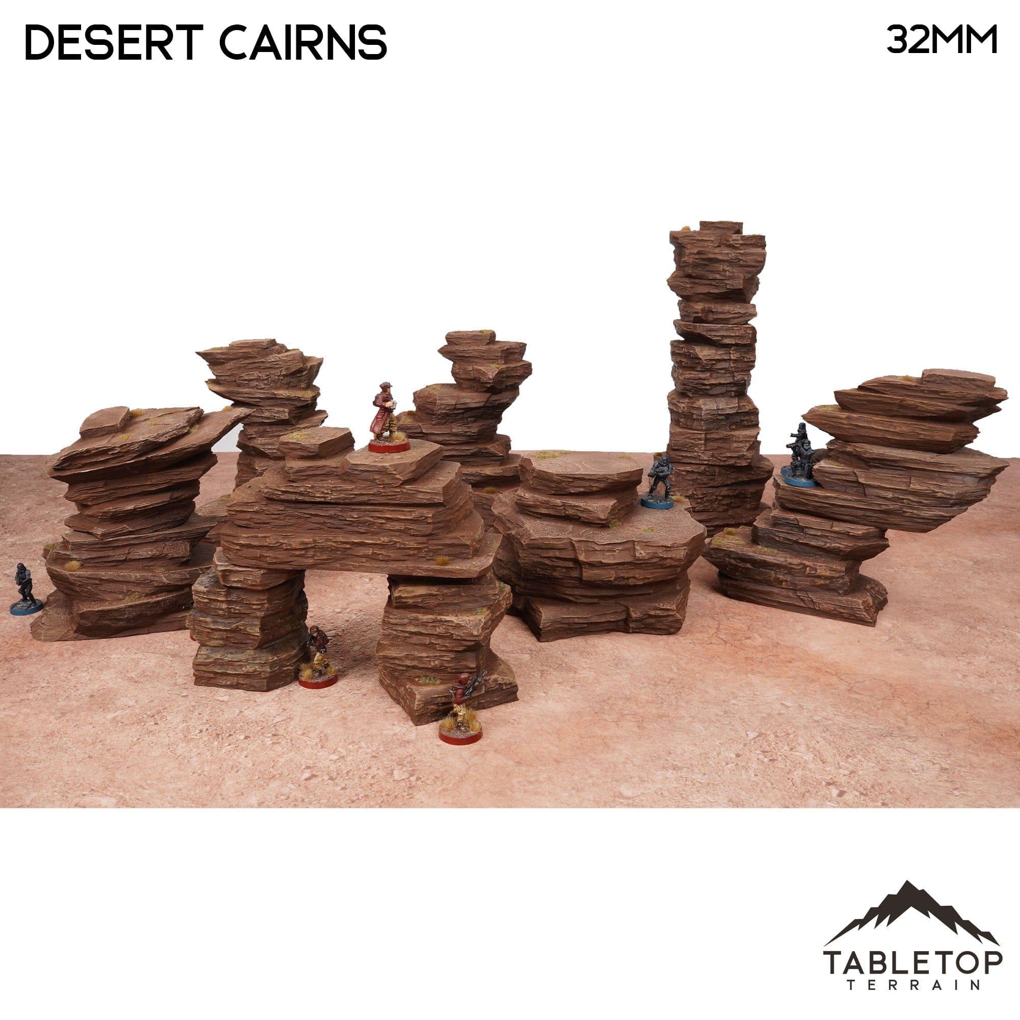 Desert Cairns - Tabletop Terrain Fantasy DND Miniature Roleplaying ...