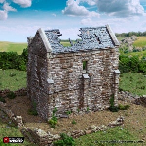 Ruined Norman Stone Keep - Country & King - Fantasy Historical Ruins ...