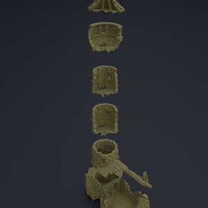 Ruined Lighthouse - DND Aos Pathfinder Conquest Miniatureland Tabletop ...