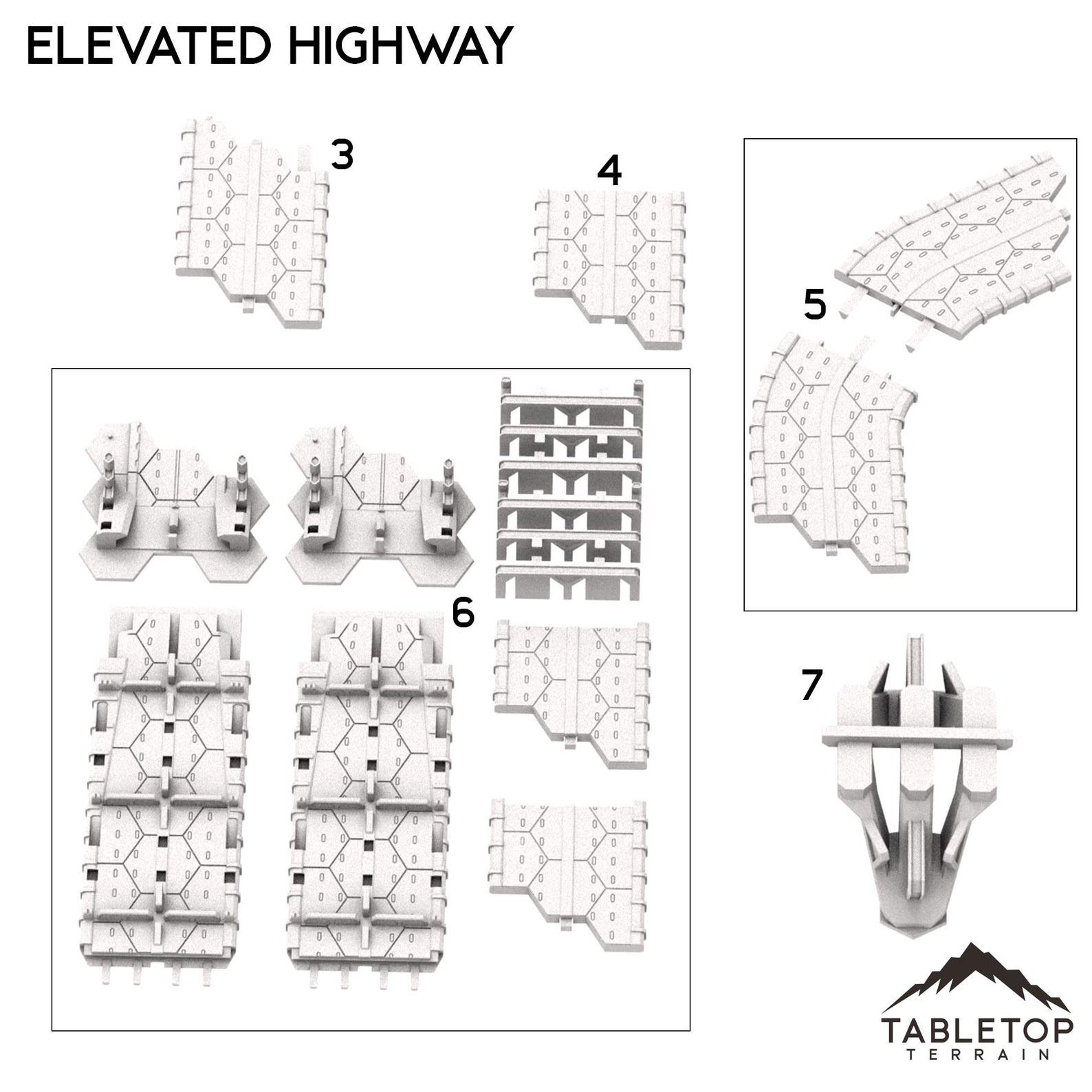 HEXTECH City Streets - 6mm - Thunderhead Studio 6mm Compatible With ...