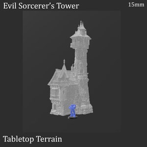 Evil Sorcerer's Tower - Fantasy Tower - Fantasy Terrain DND Aos ...