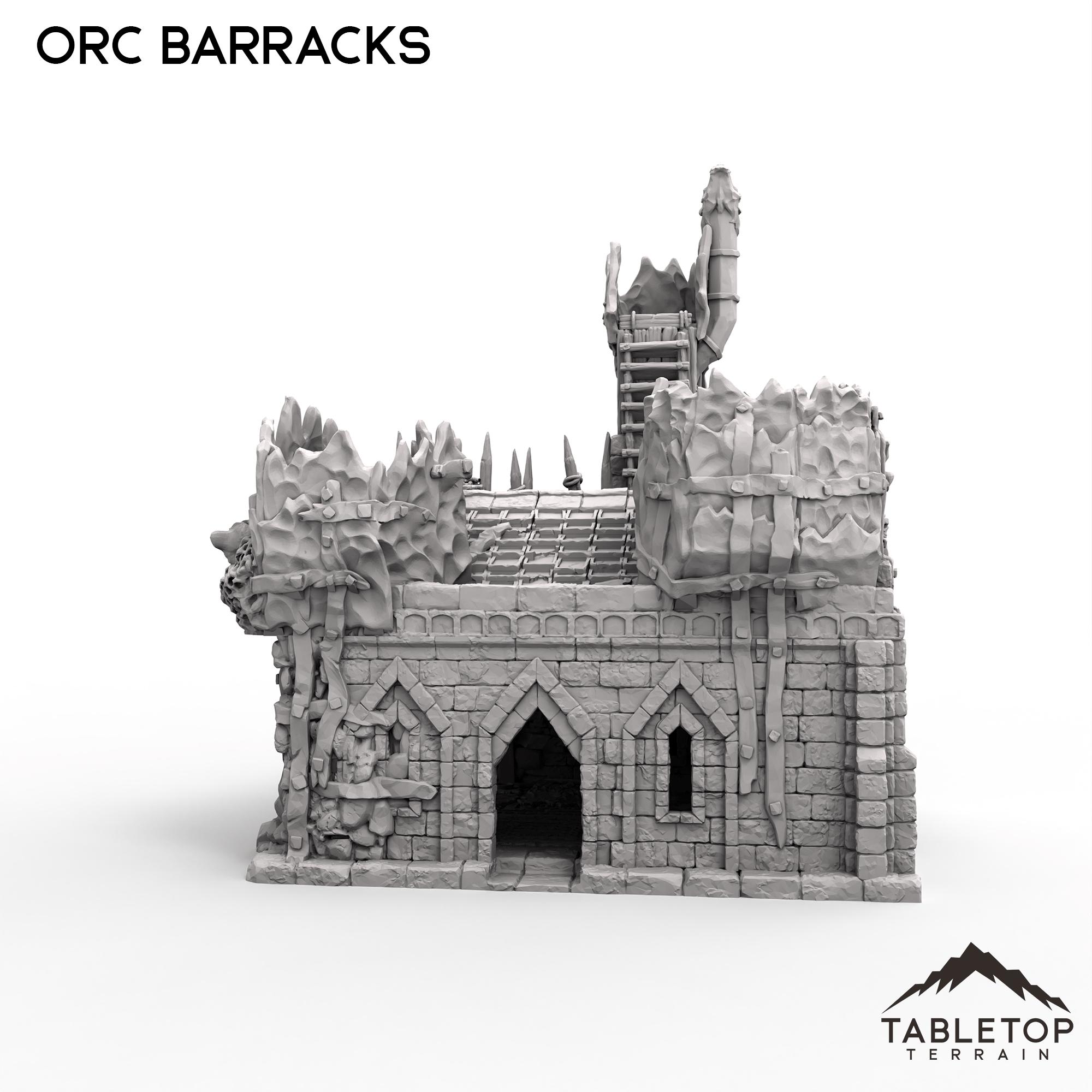 Orc Barracks - Kingdom of Azragor - Tabletop Terrain High Fantasy DND ...