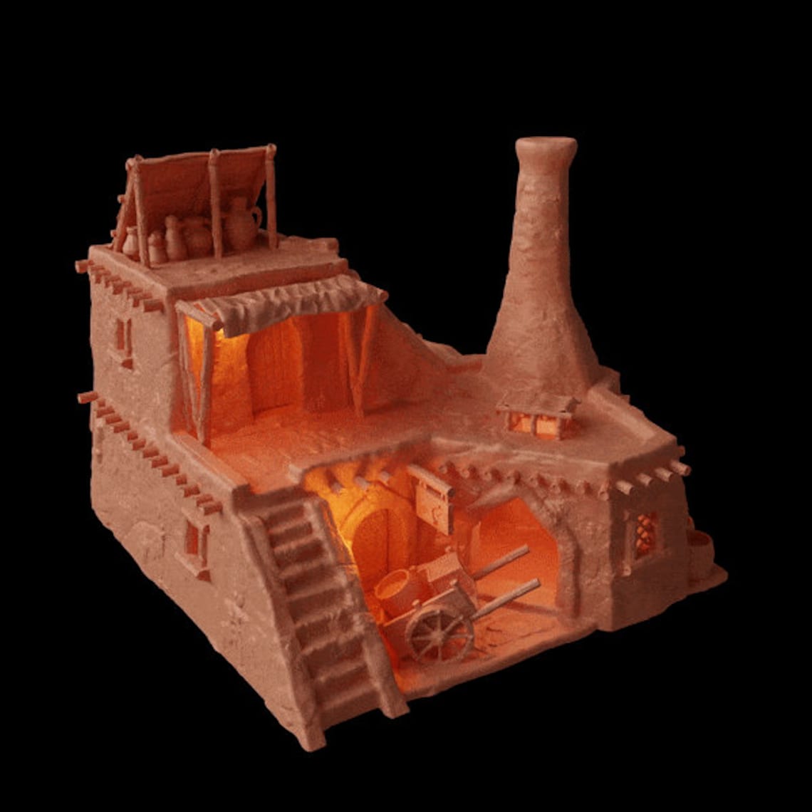 Desert Blacksmith - DND Aos Pathfinder Conquest Miniatureland Tabletop ...