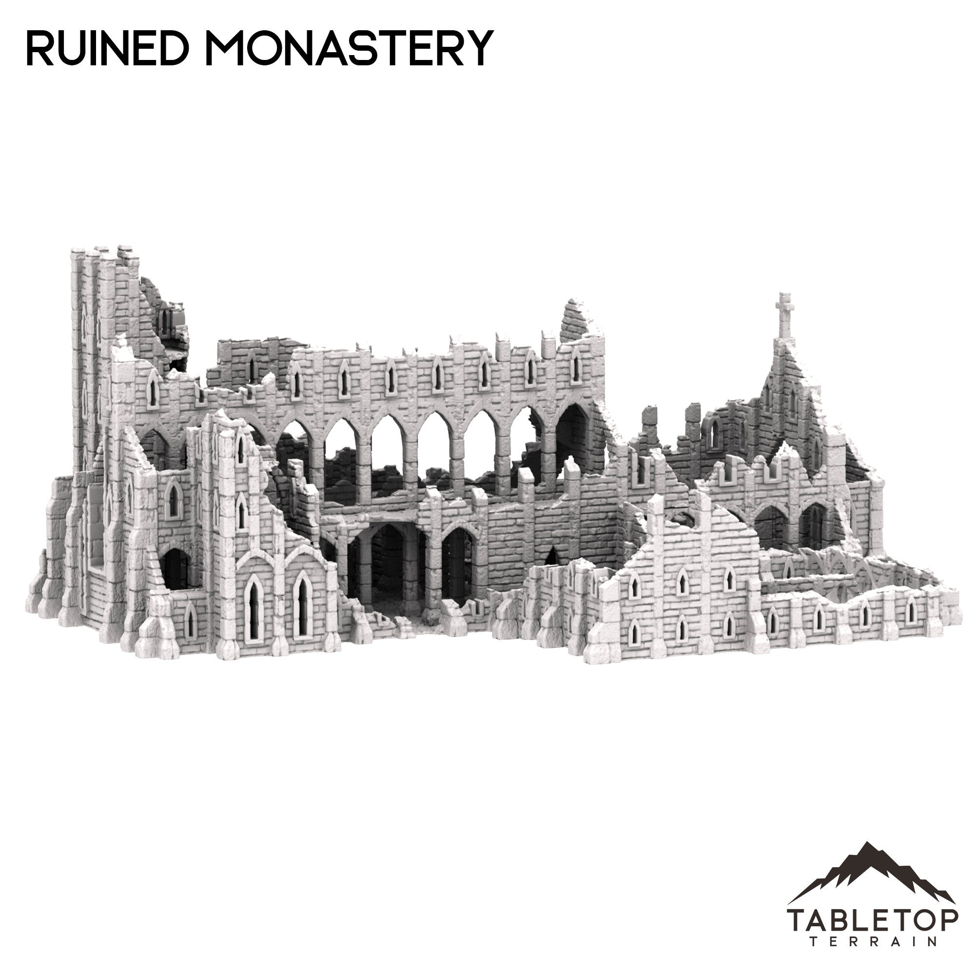 Ruined Monastery - DND Aos Pathfinder Conquest Miniatureland Tabletop ...