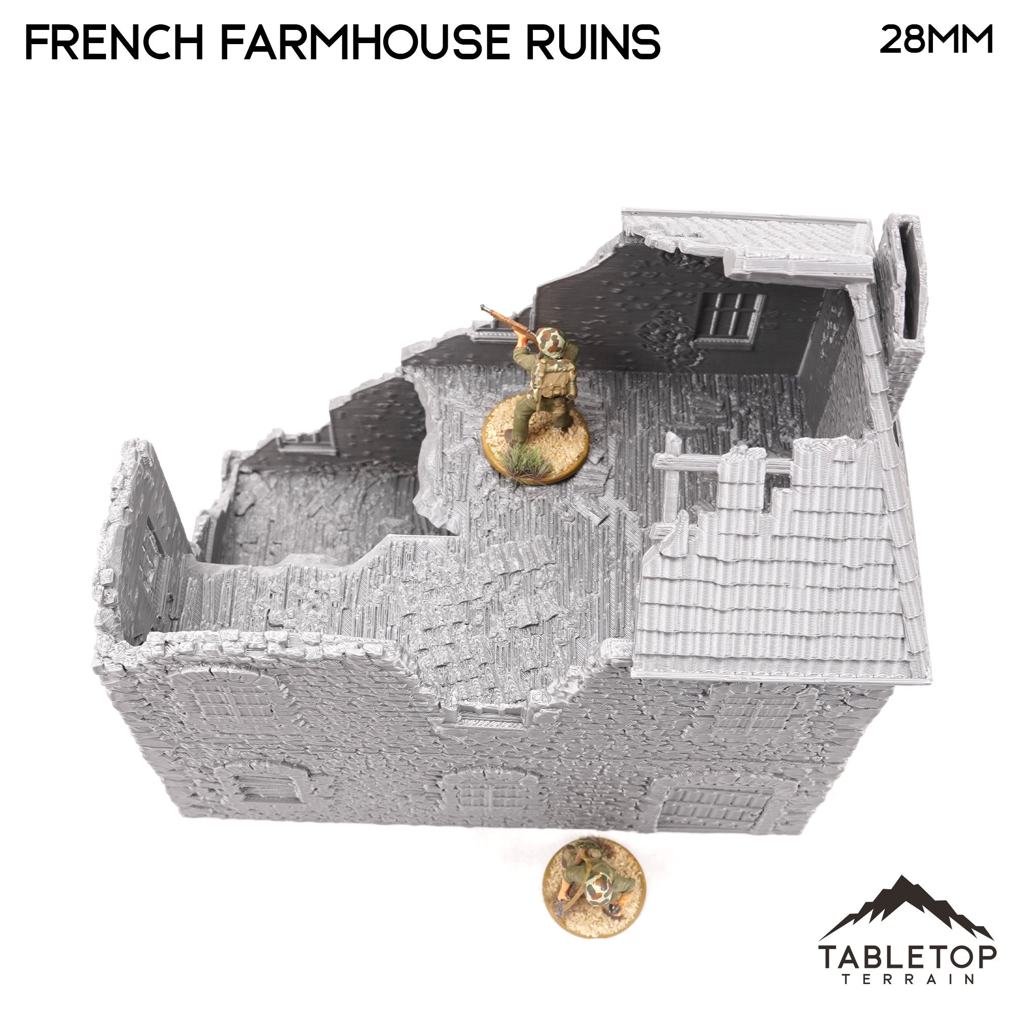 French Farmhouse Ruins - WWII Building - Etsy