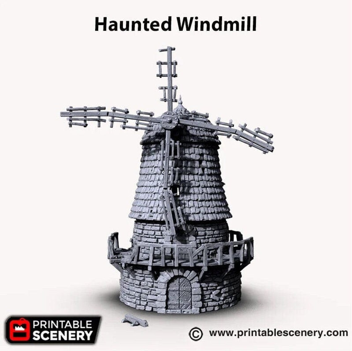 Haunted Windmill - Fantasy Building - Shadowfey Fantasy Terrain DND Aos ...