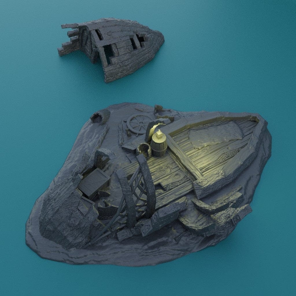 Shipwreck Burrow DND Aos Pathfinder Conquest Miniatureland - Etsy