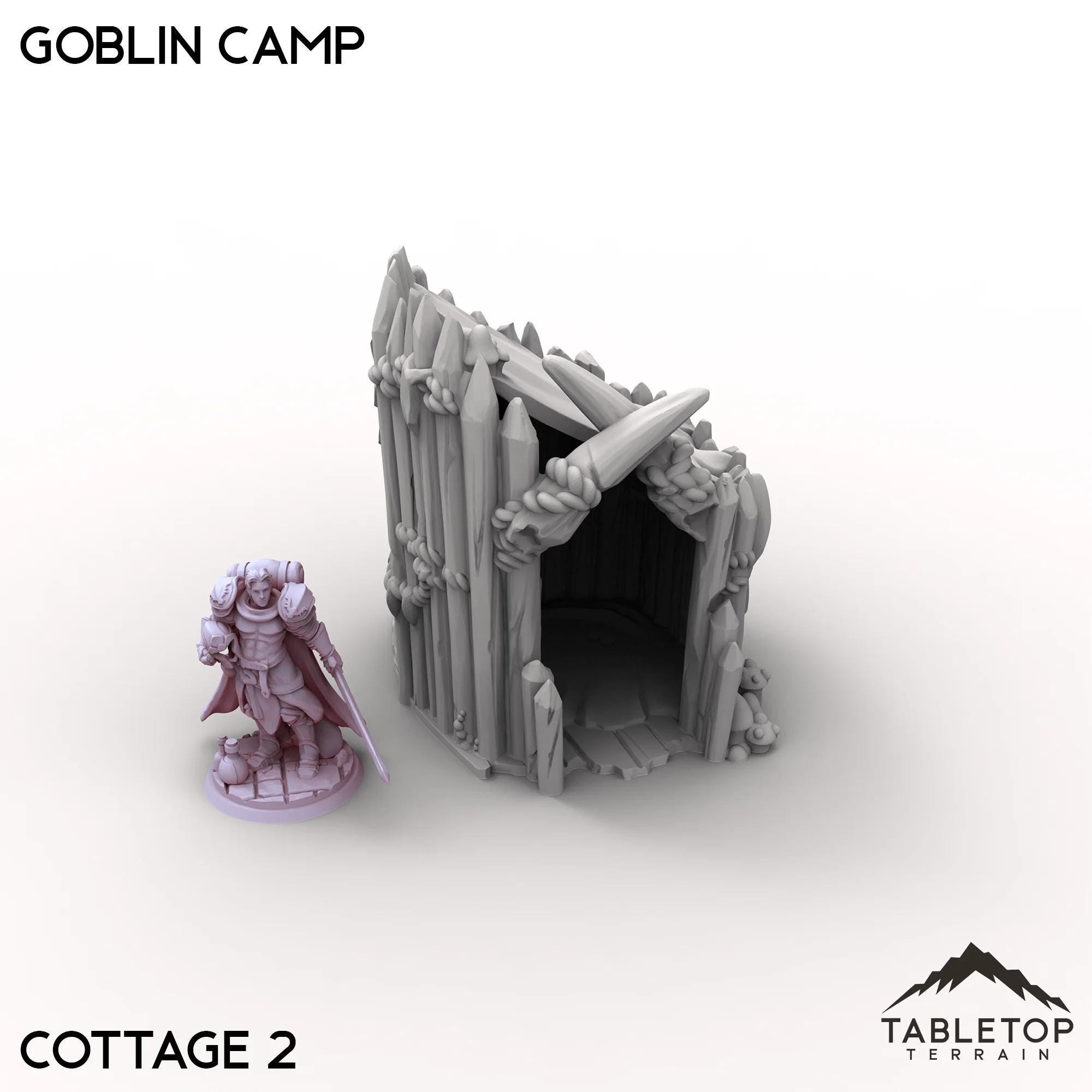 Goblin Camp - Tabletop Terrain Fantasy DND Miniature Roleplaying ...