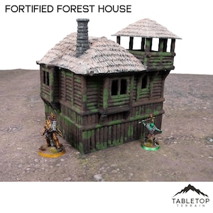Fortified Forest House - DND Aos Pathfinder Conquest Miniatureland ...