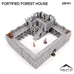 Fortified Forest House - DND Aos Pathfinder Conquest Miniatureland ...