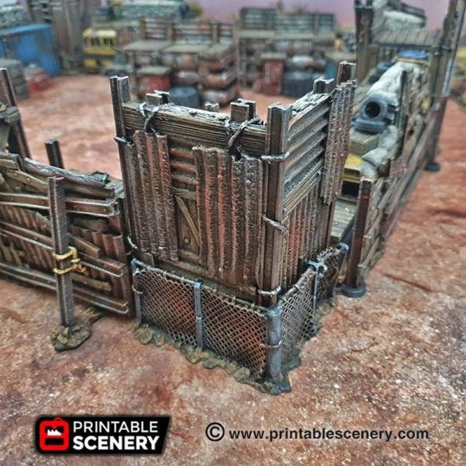 Junkfort Towers Apocalyptic Terrain | Etsy