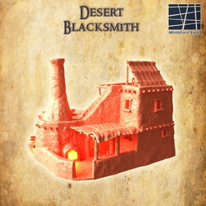 Desert Blacksmith - DND Aos Pathfinder Conquest Miniatureland Tabletop ...