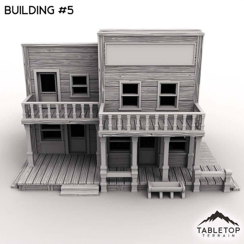 Dreadwood Building 5 - Wild West Terrain Wargaming RPG Exodus Western ...