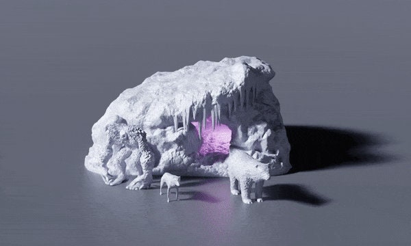 Yeti Cave - DND Aos Pathfinder Conquest Miniatureland Tabletop Terrain ...