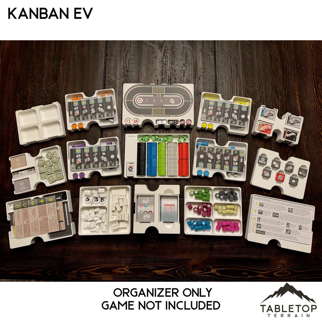 Kanban EV Board Game Insert / Organizer - Etsy