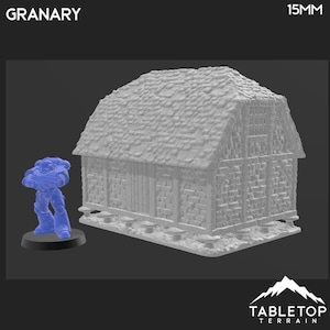 Medieval Granary - DND Aos Pathfinder Conquest Miniatureland Tabletop ...