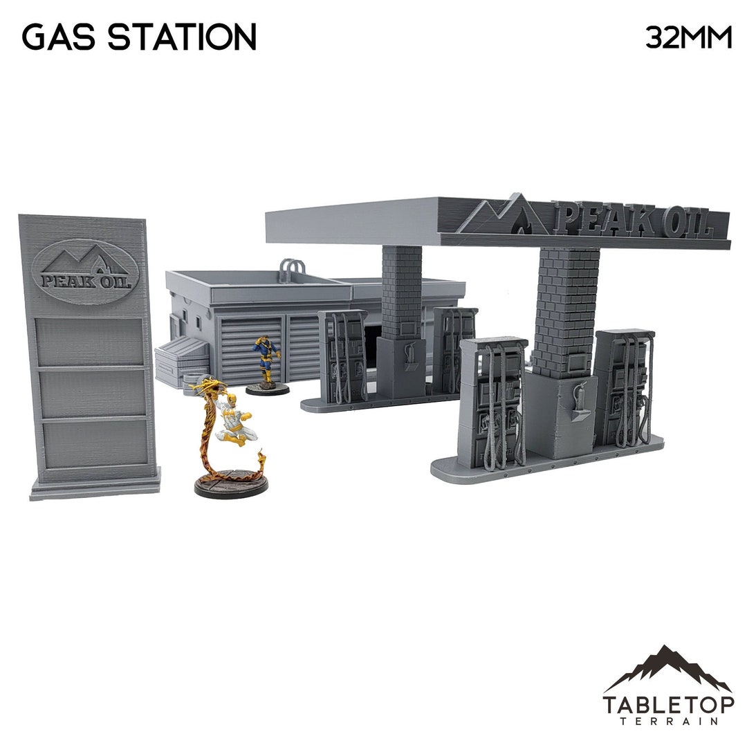 Gas Station Marvel Crisis Protocol Building MCP Urban - Etsy