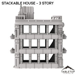 Stackable House - Futuristic City - Tabletop Terrain Outer Rim Compatible With Star Wars Legion ...