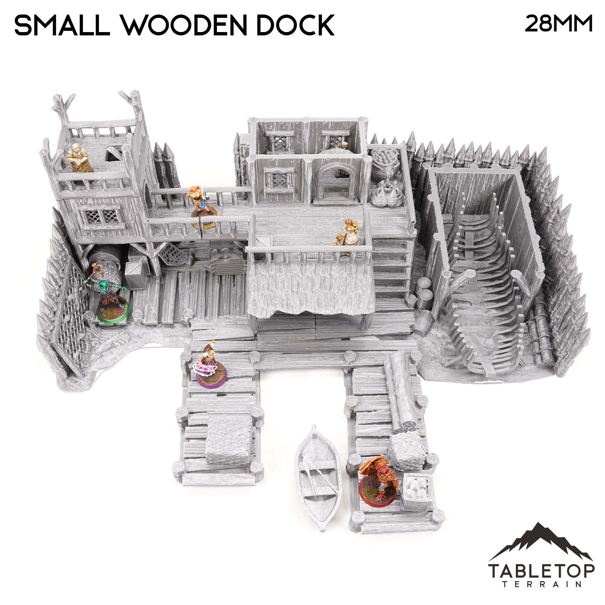 Small Wooden Dock - DND Aos Pathfinder Conquest Miniatureland Tabletop ...