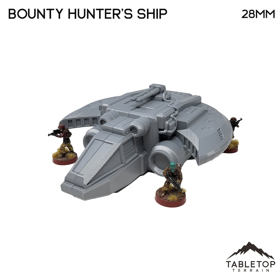 Bounty Hunter's Ship / Crashed Ship - Star Wars Legion Terrain - Desert ...