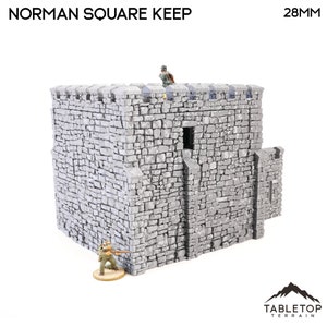 Norman Square Keep - Country & King - Fantasy Historical Building ...