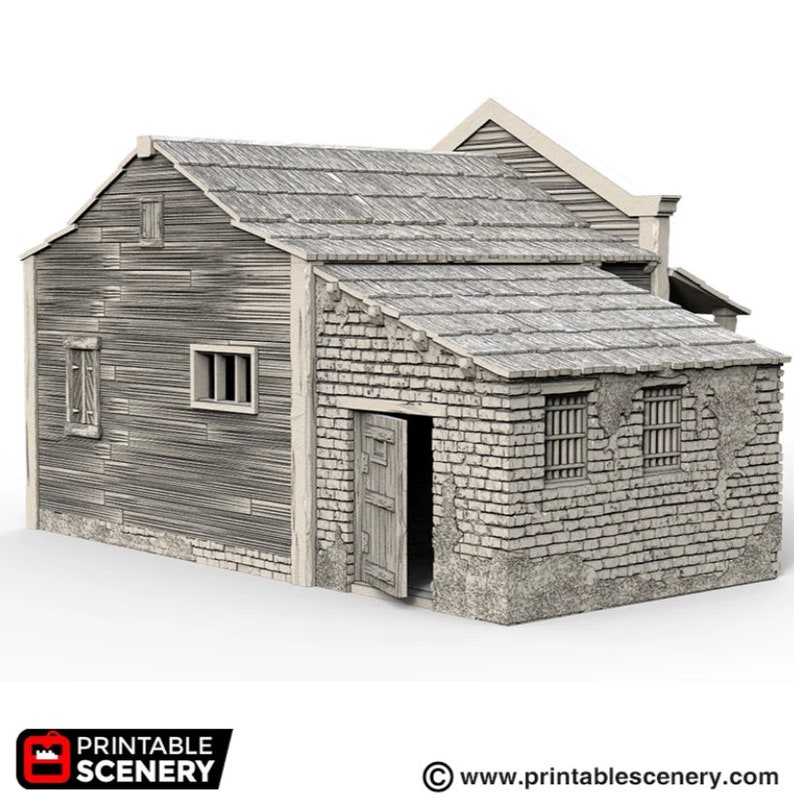 Sheriff Office & Jail Wild West Building - Etsy
