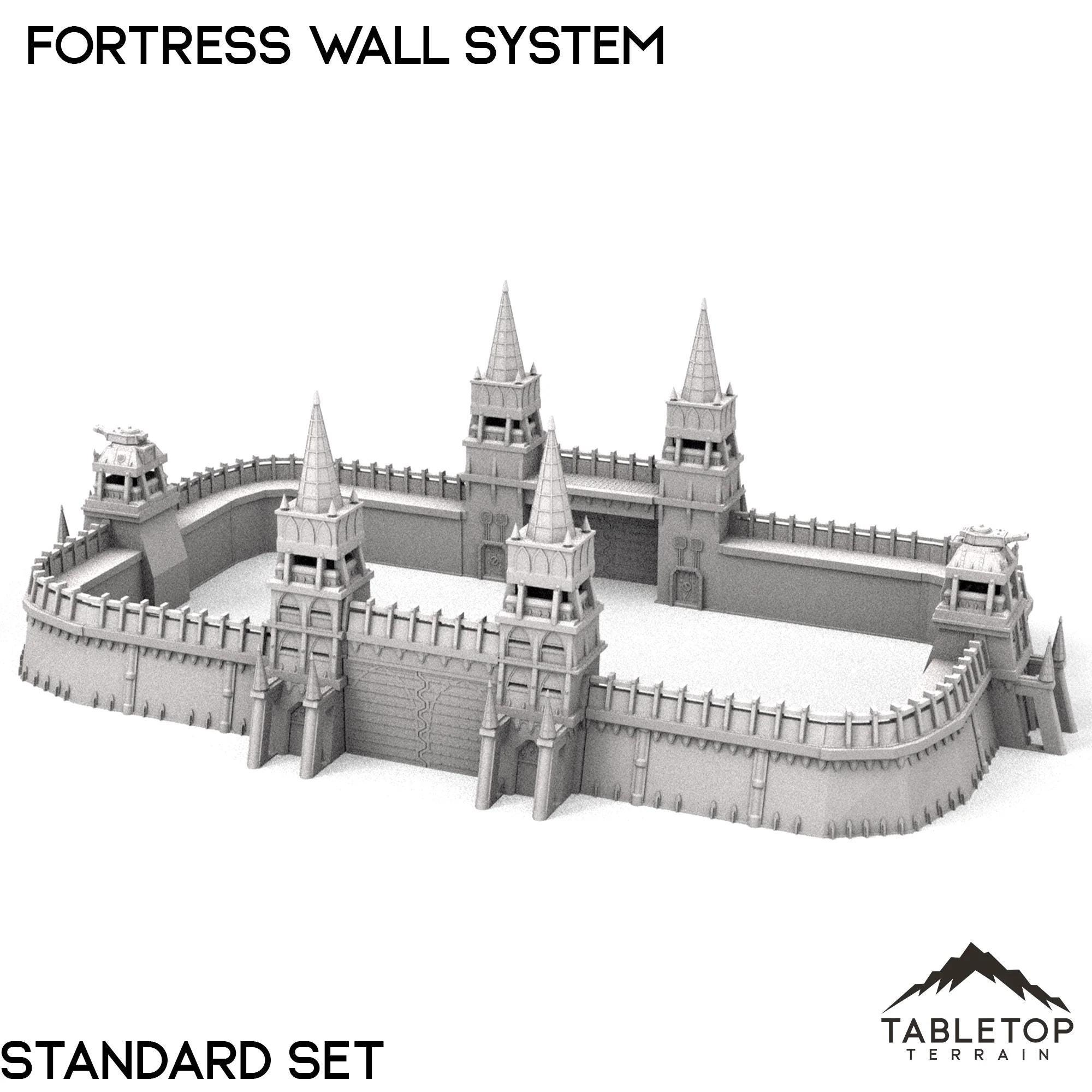 Apocalypse Fortress Wall System - Tabletop Terrain Grimdark Gothic ...