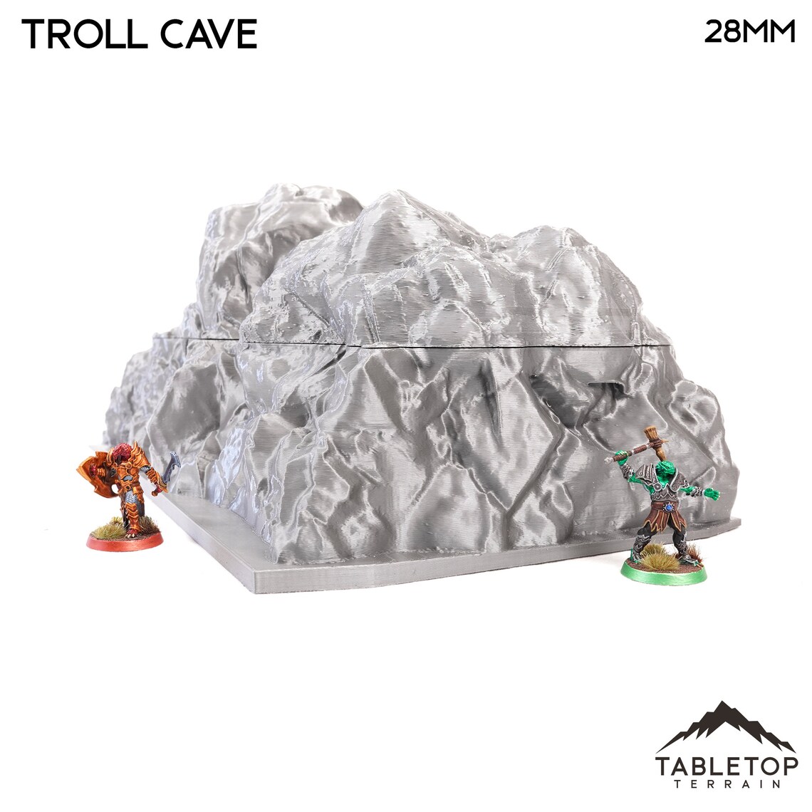 Troll Cave - DND Aos Pathfinder Conquest Miniatureland Tabletop Terrain ...