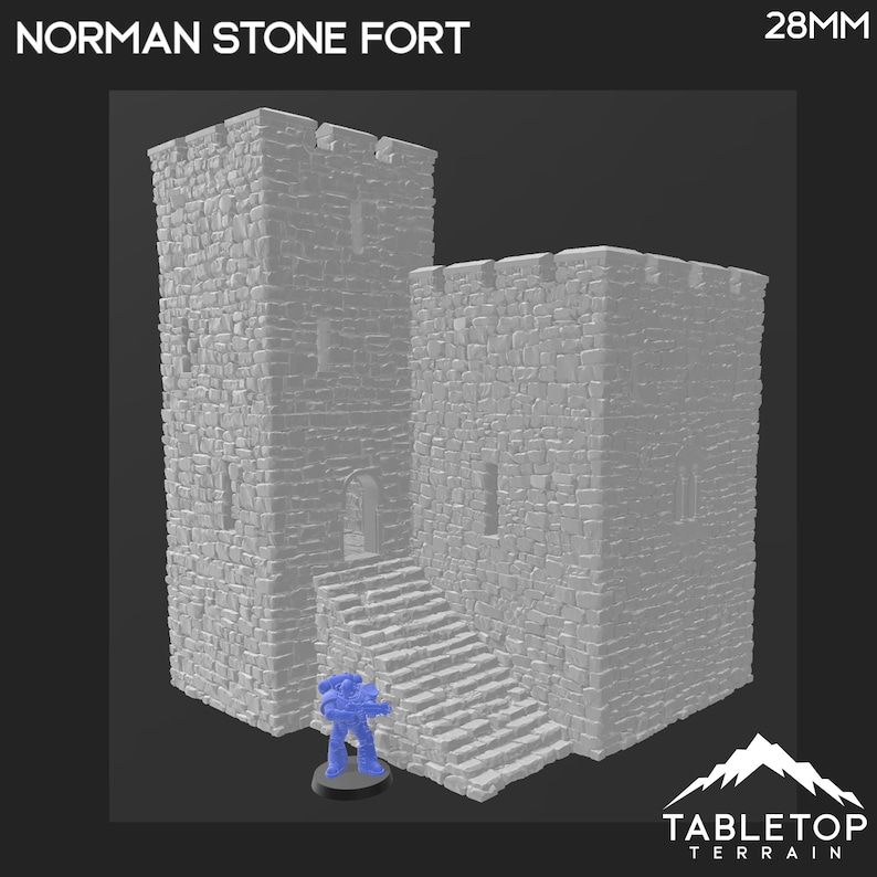 Norman Stone Fort Country & King Fantasy Historical - Etsy