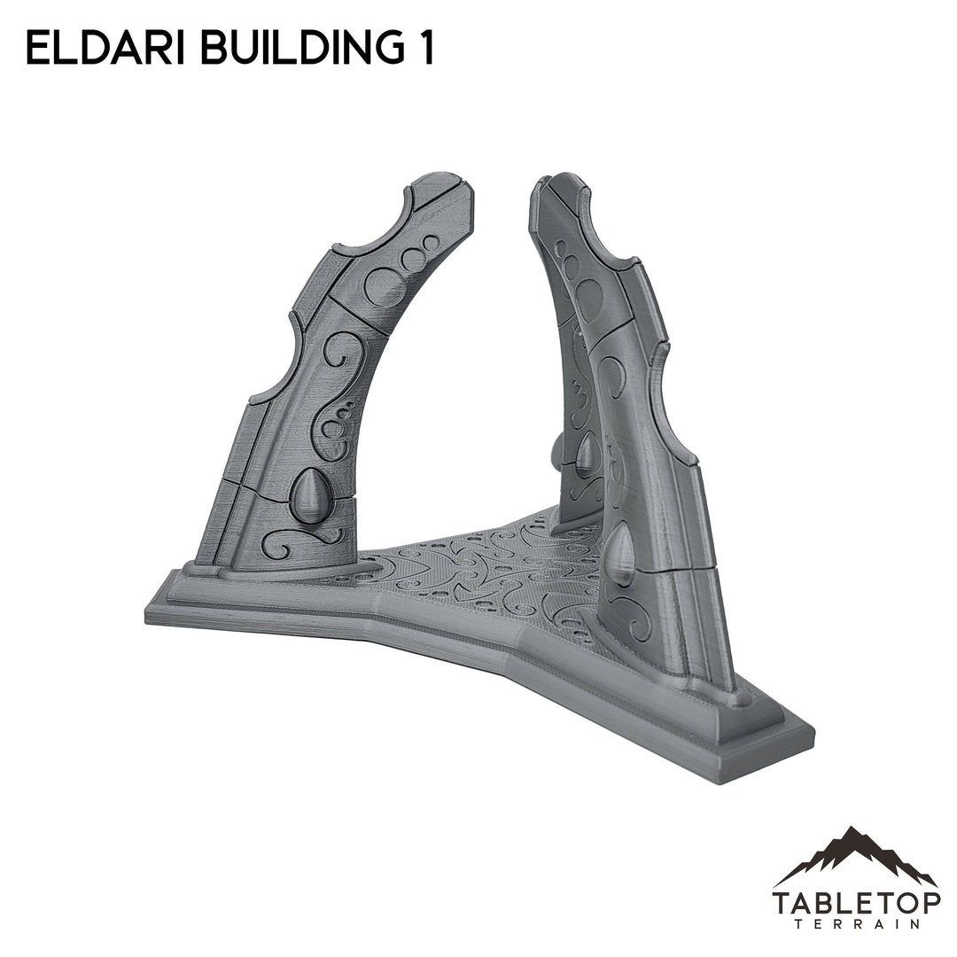 Space Elves Building 1 - Tabletop Terrain Grimdark Space Elves ...
