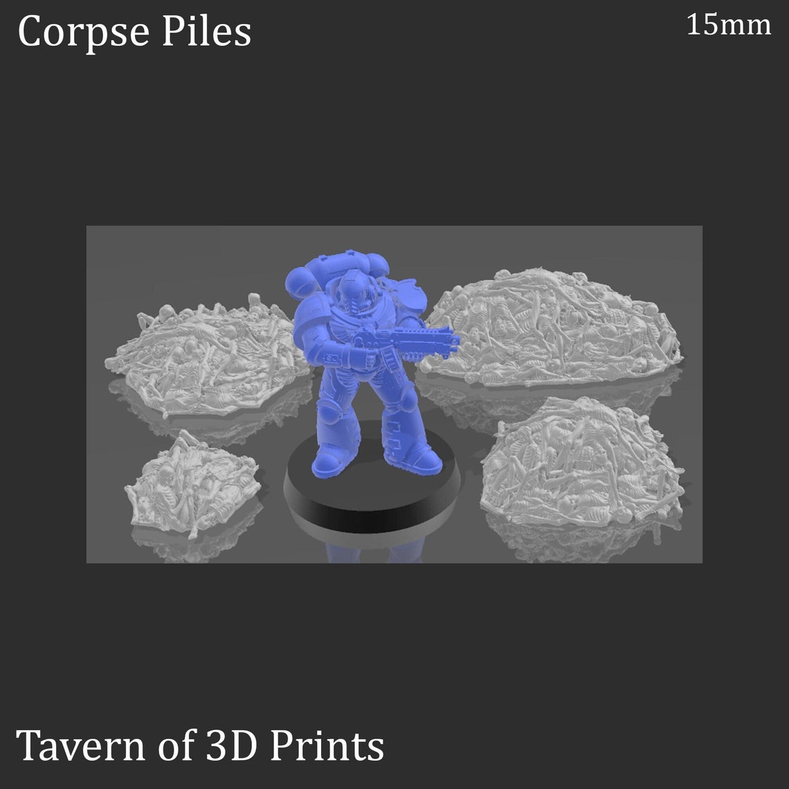 Corpse Piles - Scatter Terrain - Shadowfey Fantasy Terrain DND Aos ...