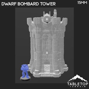 Dwarf Bombard Tower - DND Aos Pathfinder Conquest Miniatureland ...