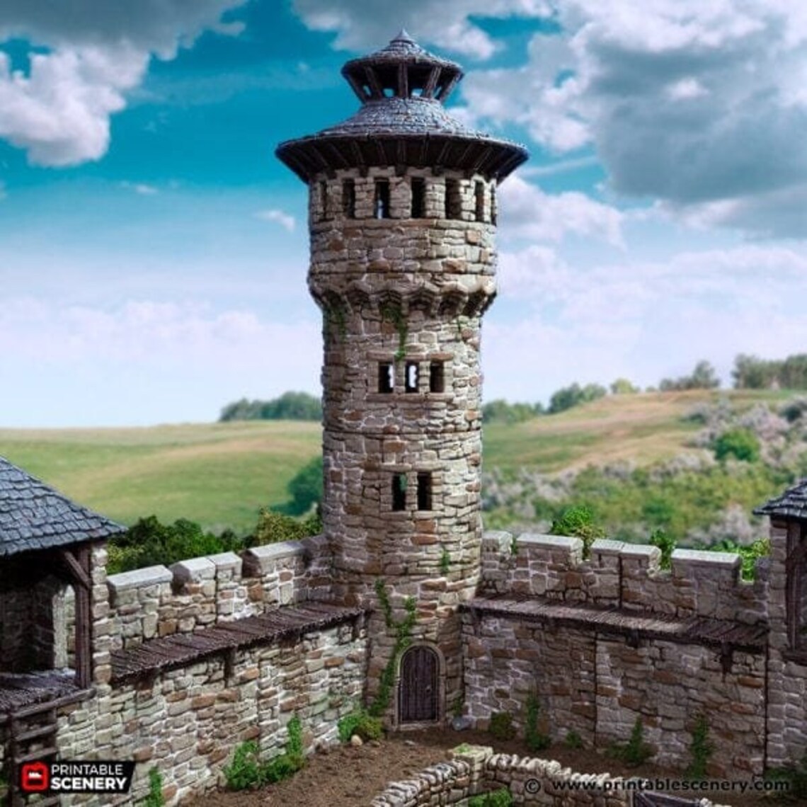 King's Round Tower - Country & King - Fantasy Historical Building ...