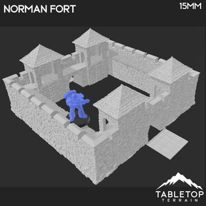 Norman Fort Walls / Ruined Fort Walls - Country & King- Fantasy ...