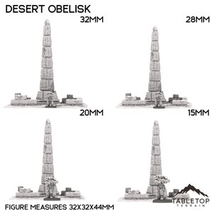 Desert Obelisk - DND Aos Pathfinder Conquest Miniatureland Tabletop ...
