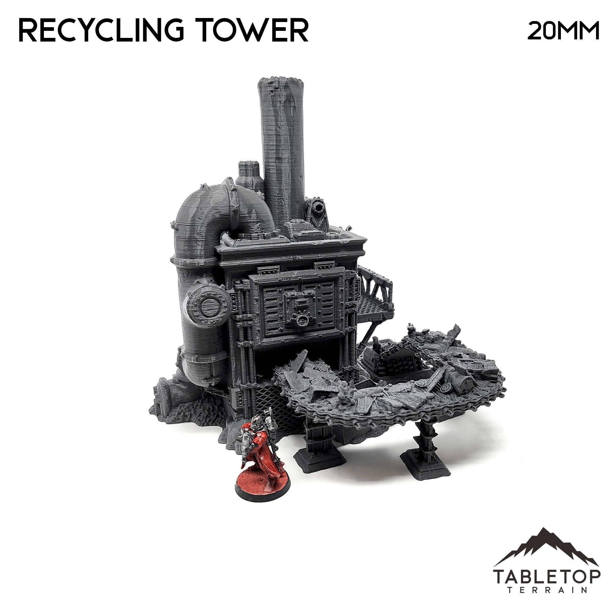 Recycling Tower Apocalyptic Building - Etsy